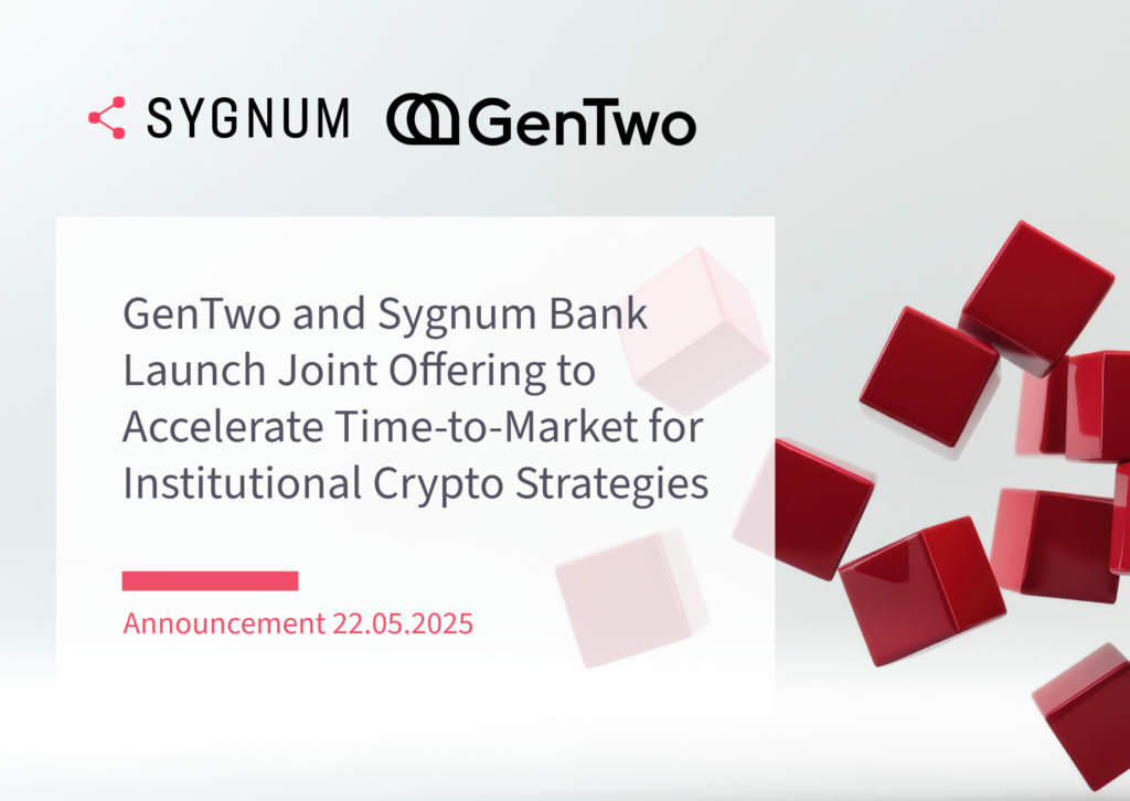 GenTwo and Sygnum Bank Launch Joint Offering to Accelerate Time-to ...